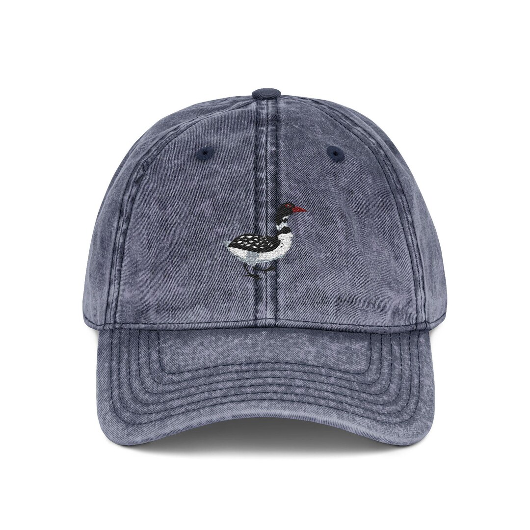 Minnesota Common Loon State Bird | Vintage Distressed Embroidered ...