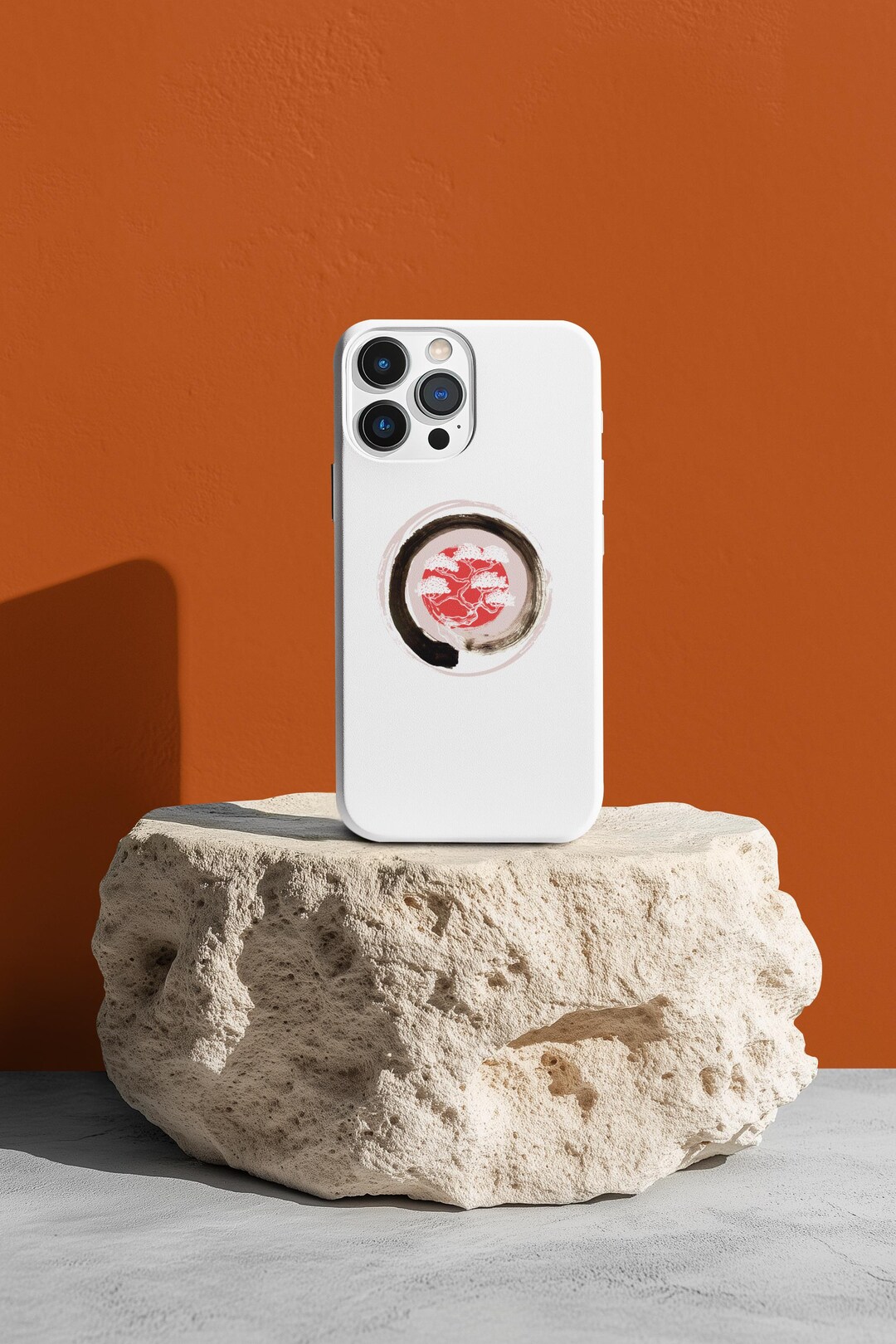 Enso Symbol With Bonsai Tree Phone Case, Zen Art Decor, Japanese ...