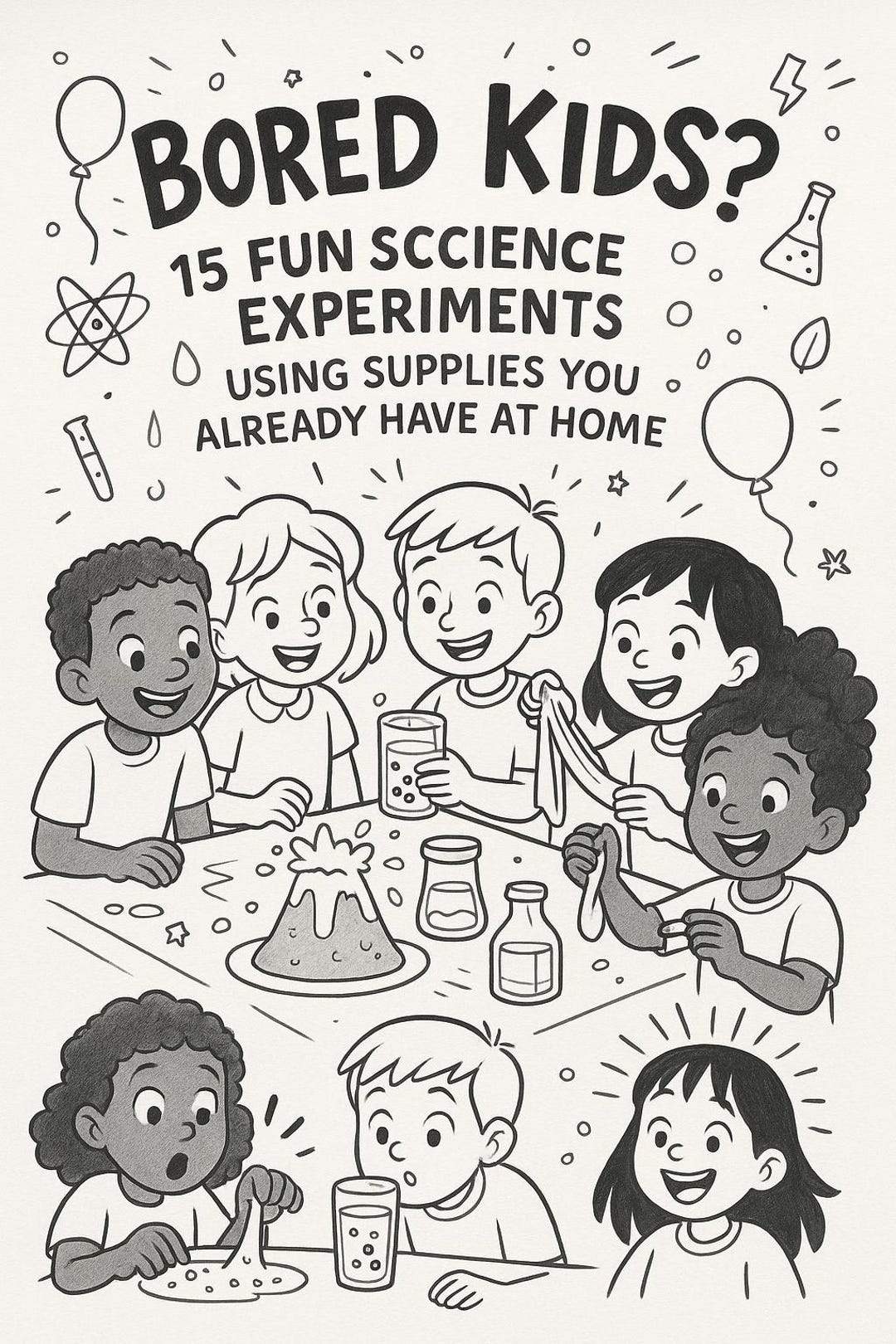 15 Easy At-home Science Experiments for Kids | Fun STEM Activities With ...