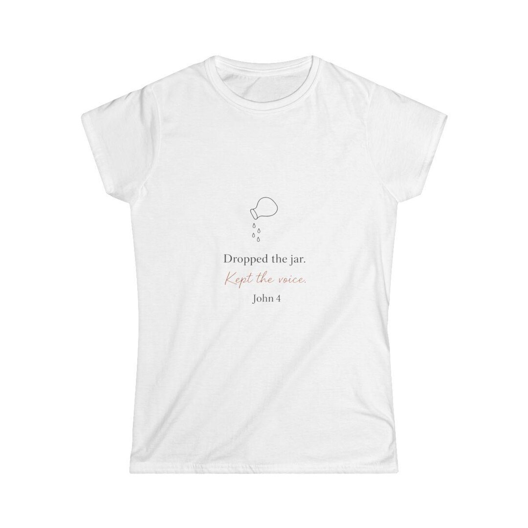 John 4 Samaritan Woman T-shirt – Bible Verse Shirt for Women ...