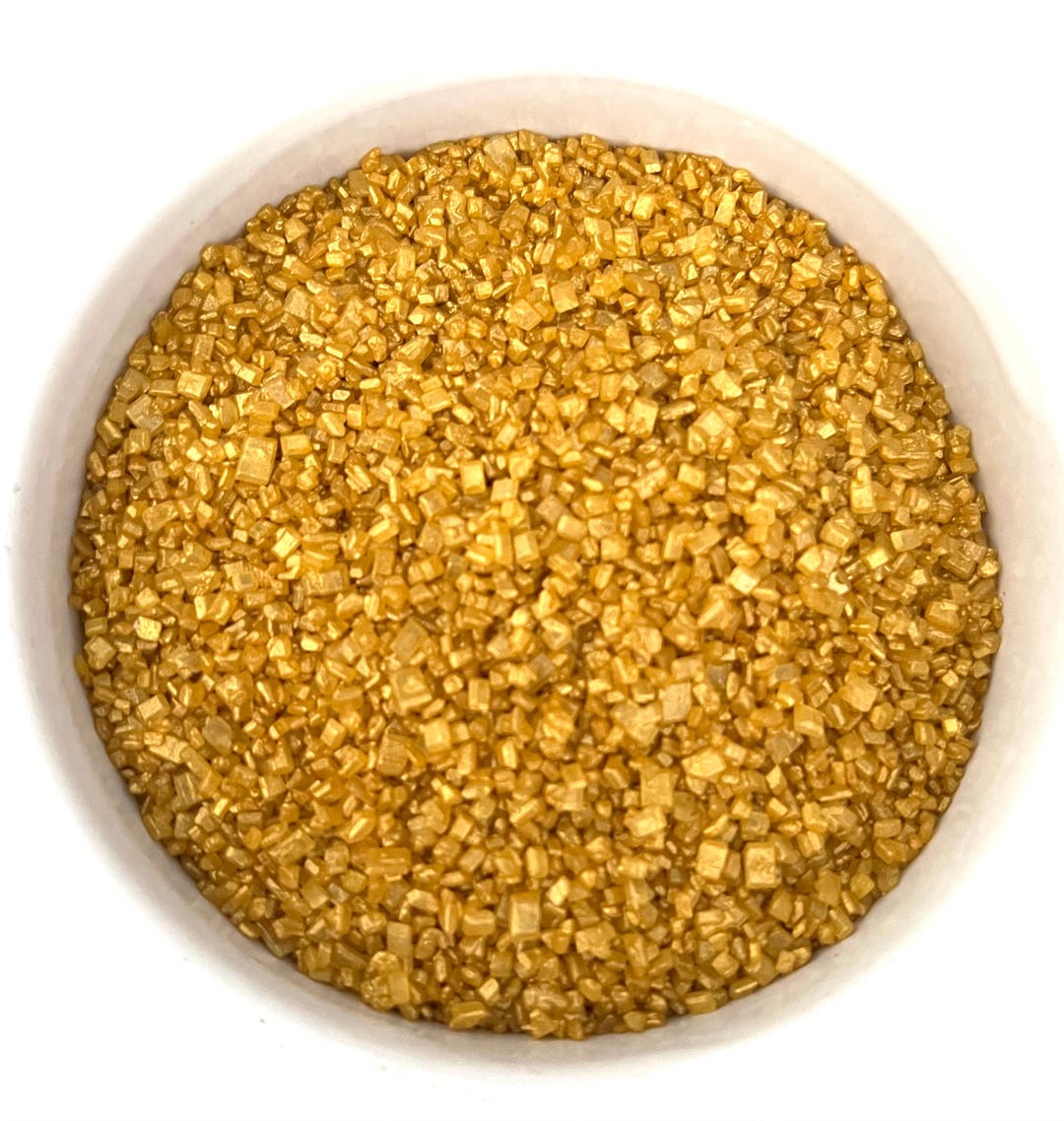 The Endless Pot of Gold Course Sanding Sugars! Gold Course Sugar for ...