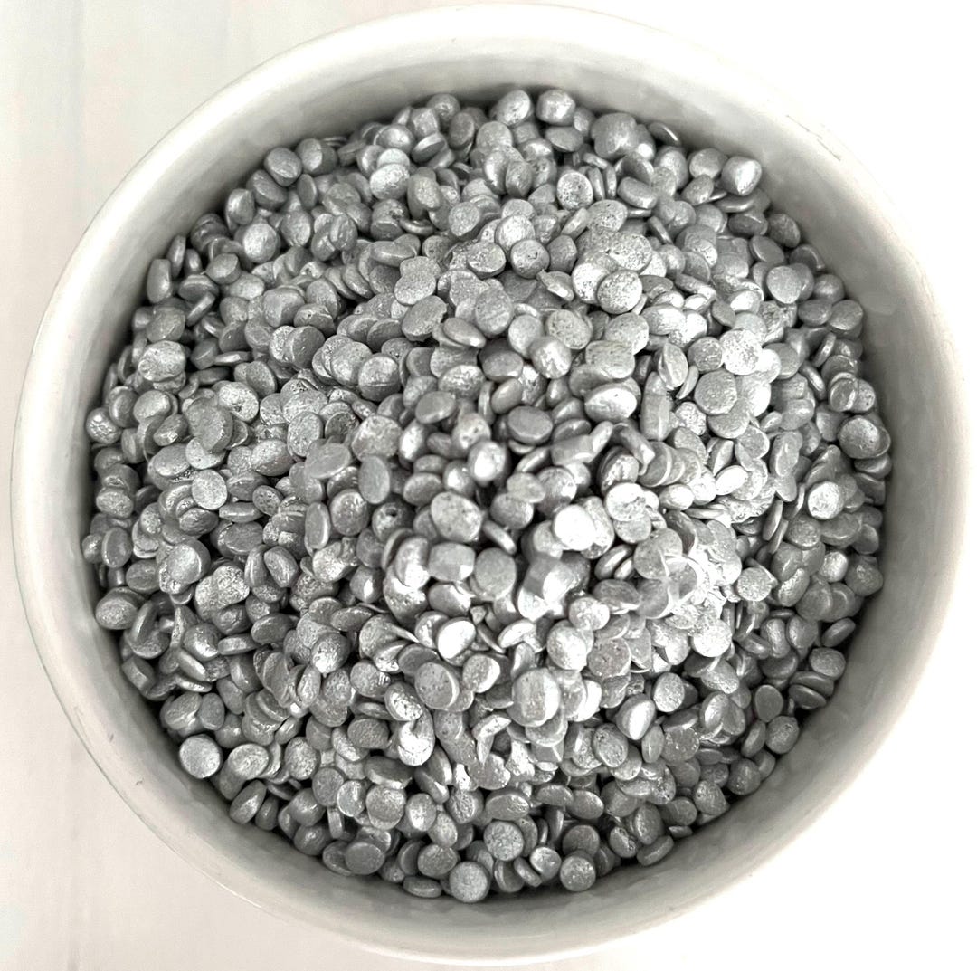 Twinkle Twinkle Silver Edible Sprinkles Quins! Shimmering Cupcake ...