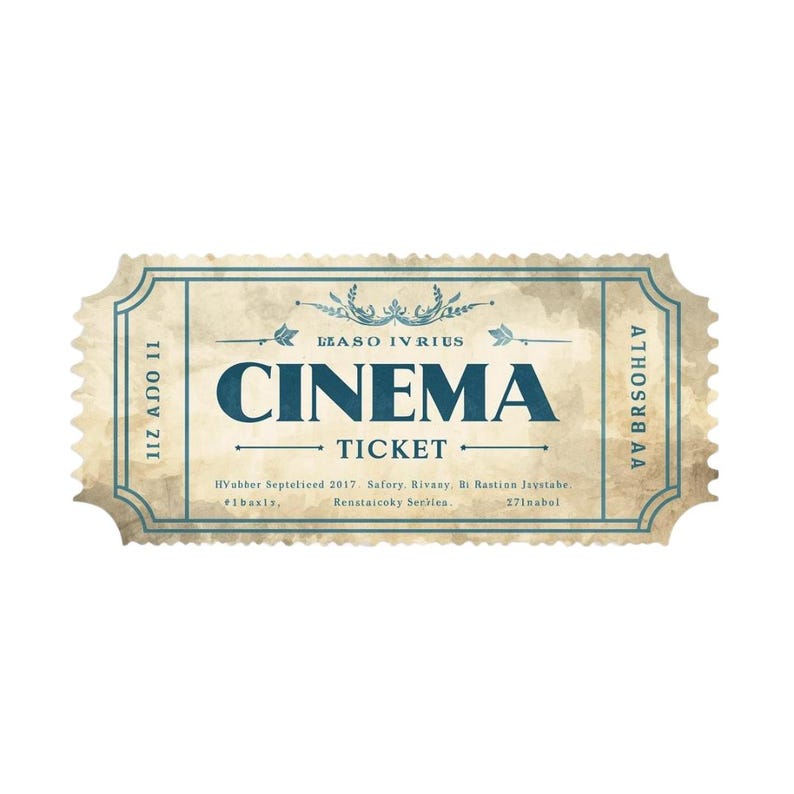 Antique Cinema Clipart Set | Vintage Movie Projector, Film Reel, Ticket ...
