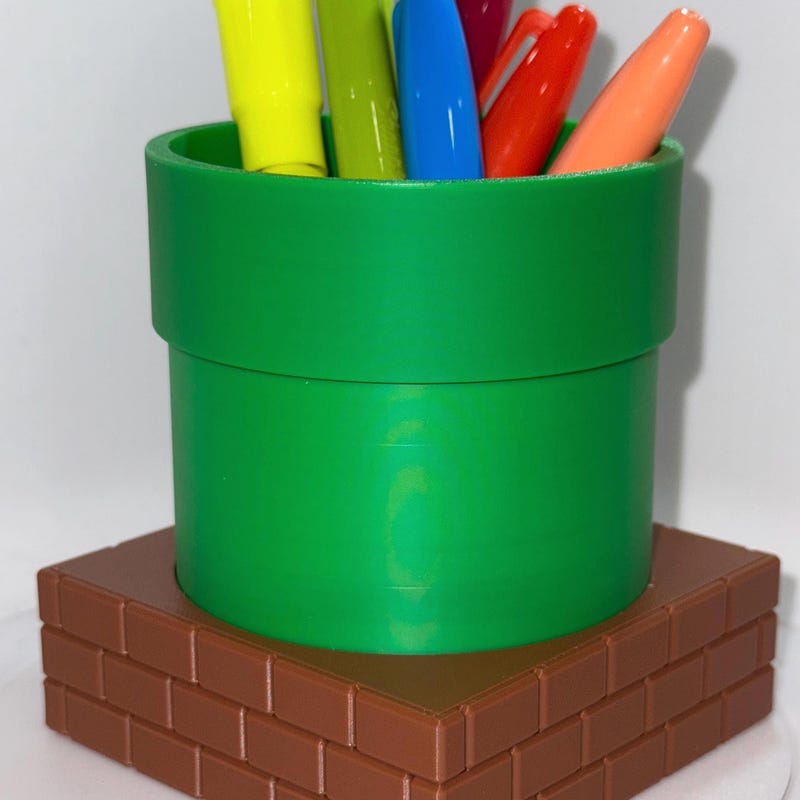 Desk Organizer Mario Bros - Etsy