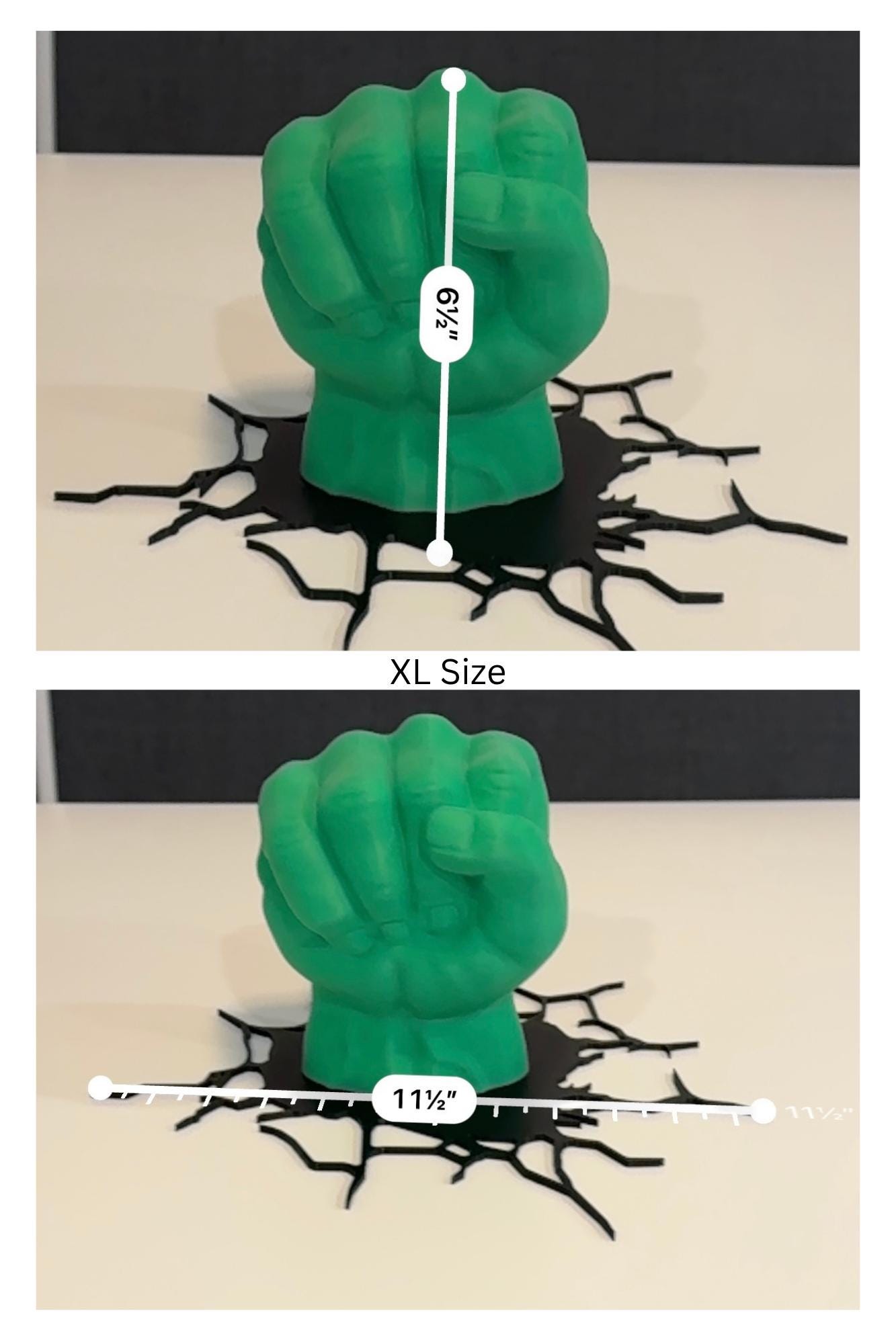 Hulk Fist Room Decor – Smash Through Wall Effect - Etsy