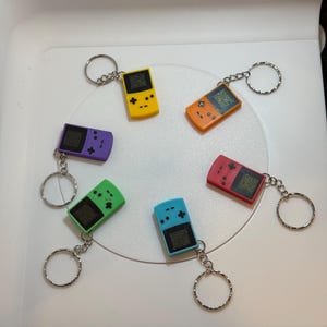 Game Boy Color Keychain – 3D Printed Mini Charm - Etsy