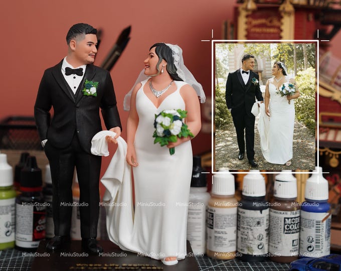 Custom 3D Figures From Photo | Personalized Romantic Couple Sculpture ...