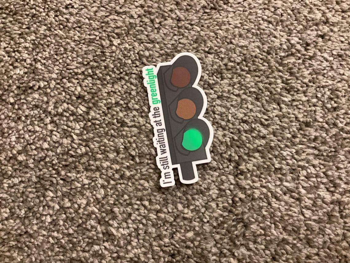 Tate Mcrae Greenlight Sticker - Etsy