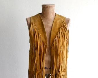 70s fringe vest | Etsy