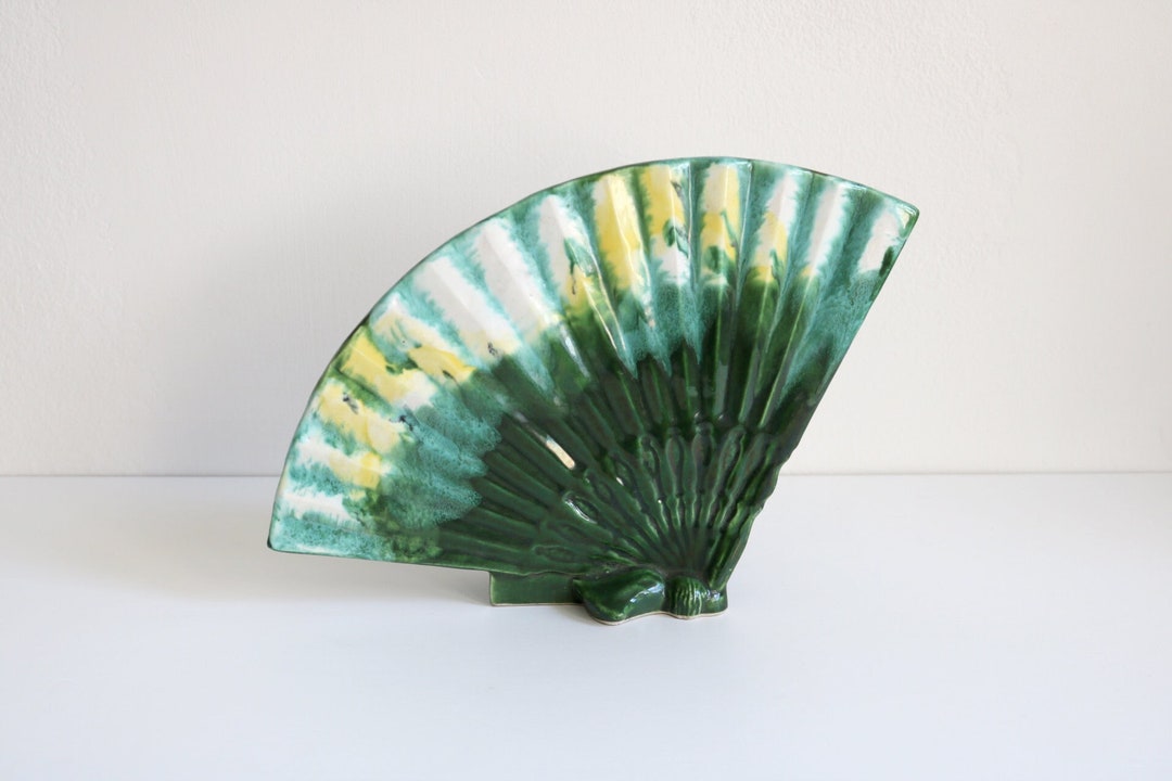 Art Fan Flower Vase - Etsy