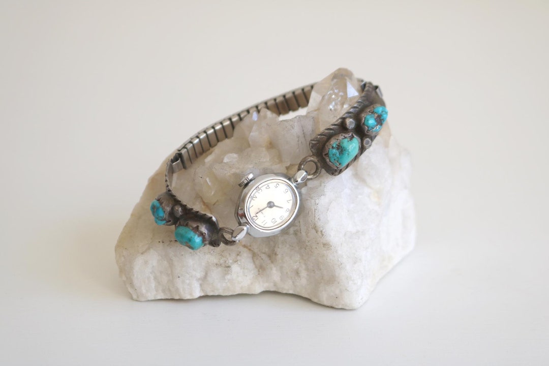 Native American Turquoise Timex Watch - Etsy