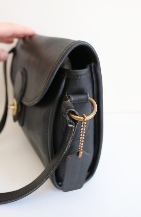 Coach Devon Satchel Bag | Black Leather - Gem