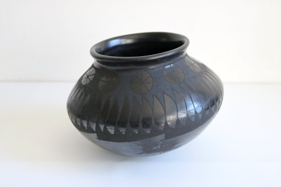 Mexican Barro Negro Pottery - Etsy