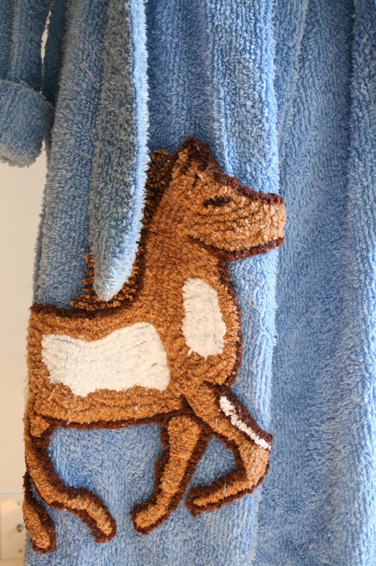 Vintage Canyon Group Chenille Horse Robe | Etsy