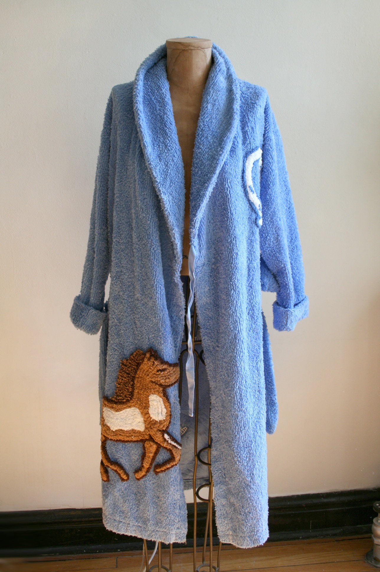 Vintage Canyon Group Chenille Horse Robe | Etsy