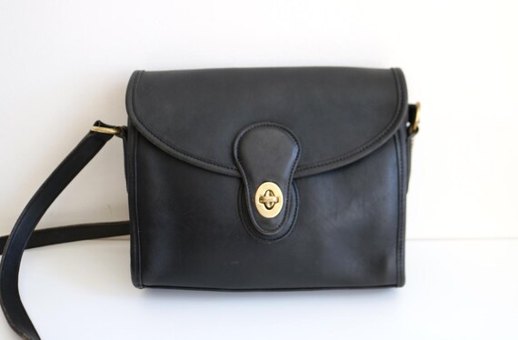 Coach Devon Satchel Bag | Black Leather - Gem