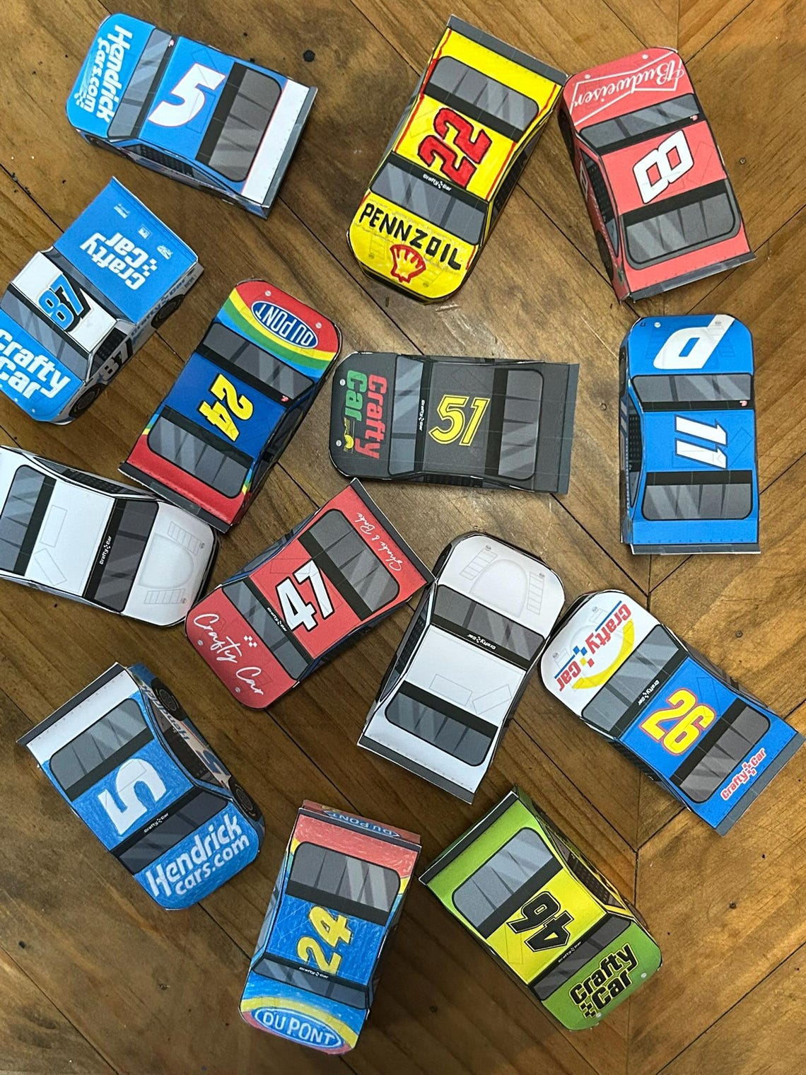 Printable Paper Race Car – Color & Build Your Own Stock Car | Kids ...