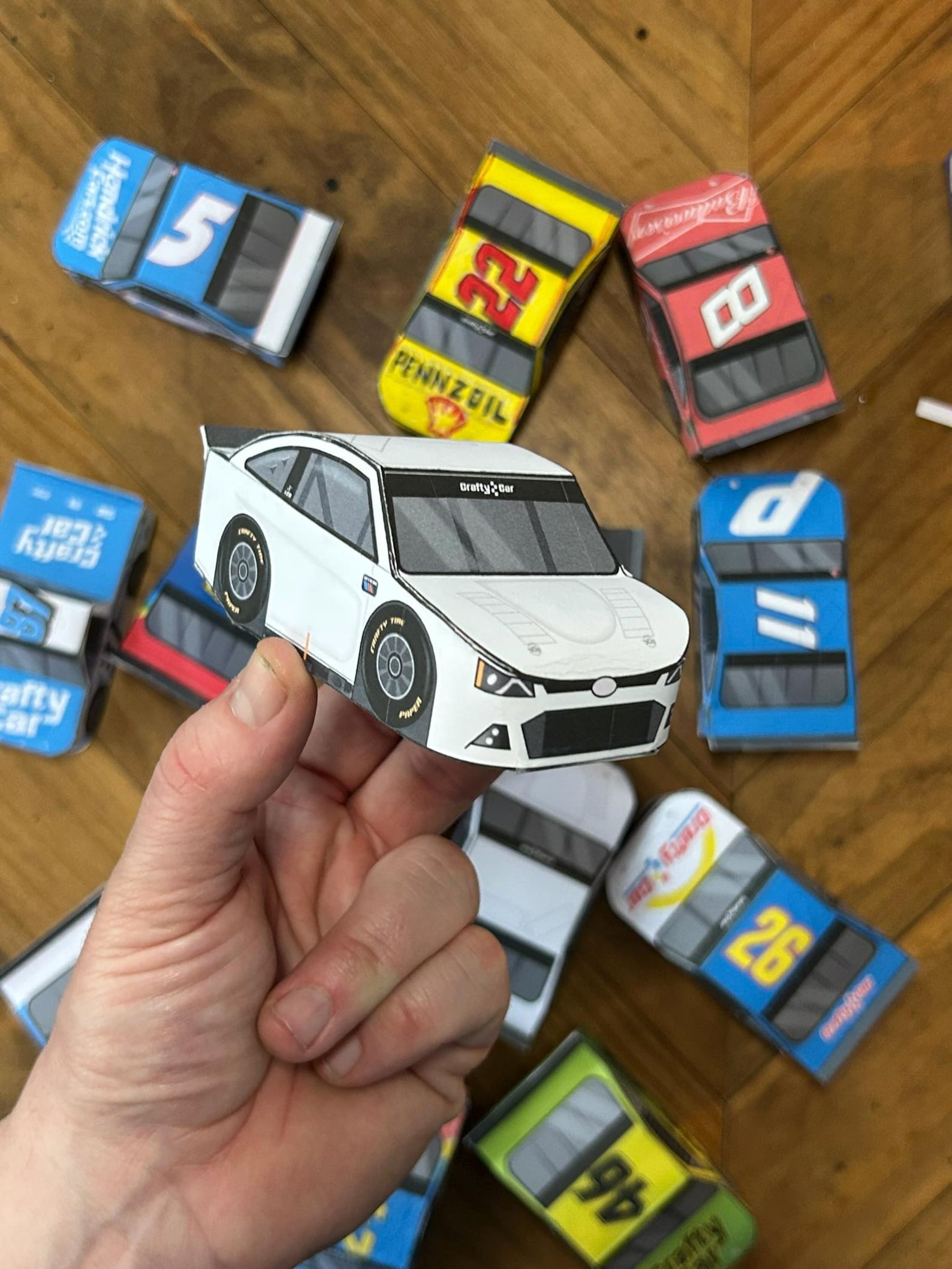 Printable Paper Race Car – Color & Build Your Own Stock Car | Kids ...