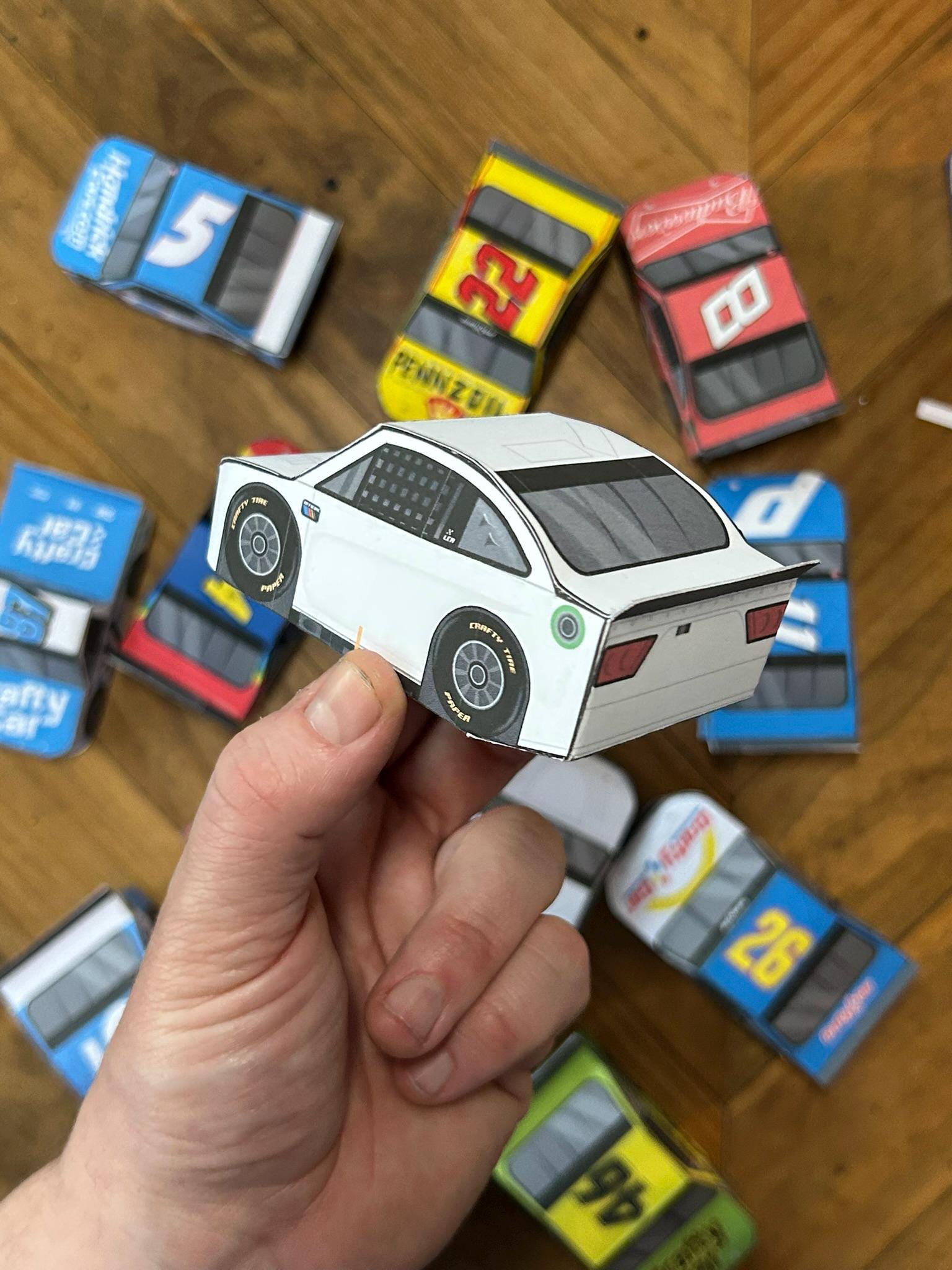 Printable Paper Race Car – Color & Build Your Own Stock Car | Kids ...