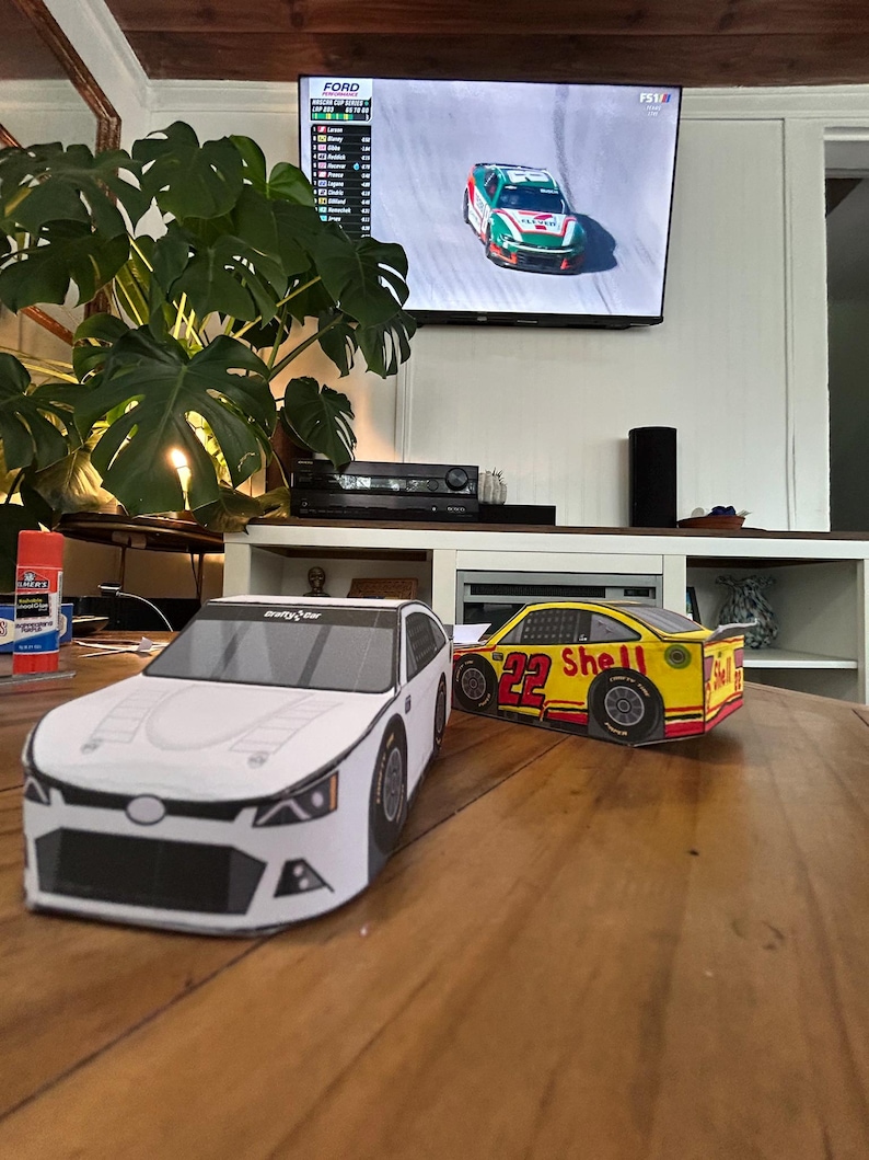 Printable Paper Race Car – Color & Build Your Own Stock Car | Kids ...