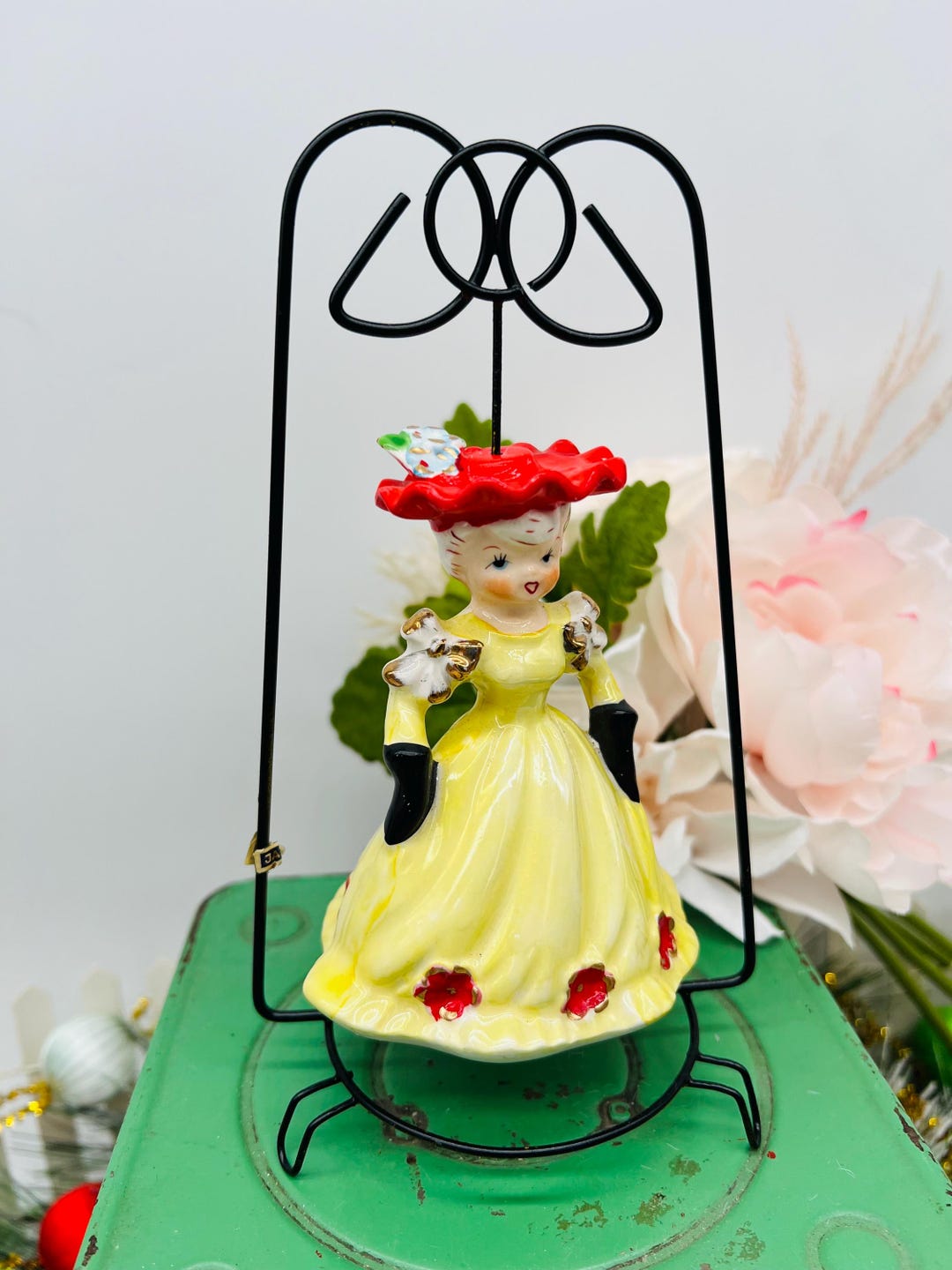 Atlas Japan Spinning Lady Figurine With Wire Stand - Etsy