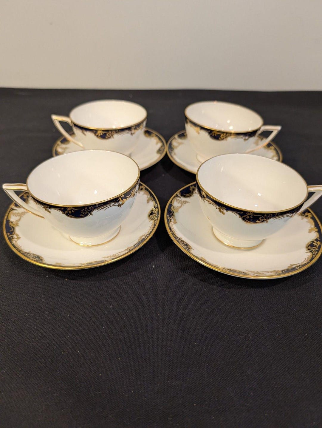 Set of 7 Minton Versailles Cup and Saucer Sets Vintage Bone China - Etsy
