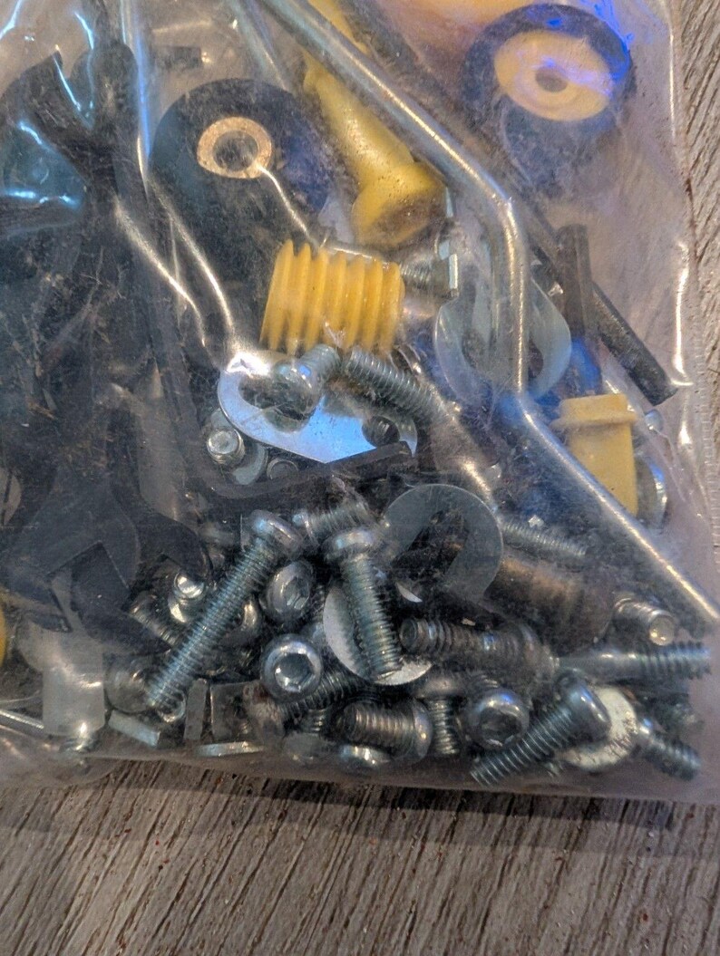 Vintage Erector Set Hardware & Parts Lot Bolts, Nuts, Pulleys, Gears ...