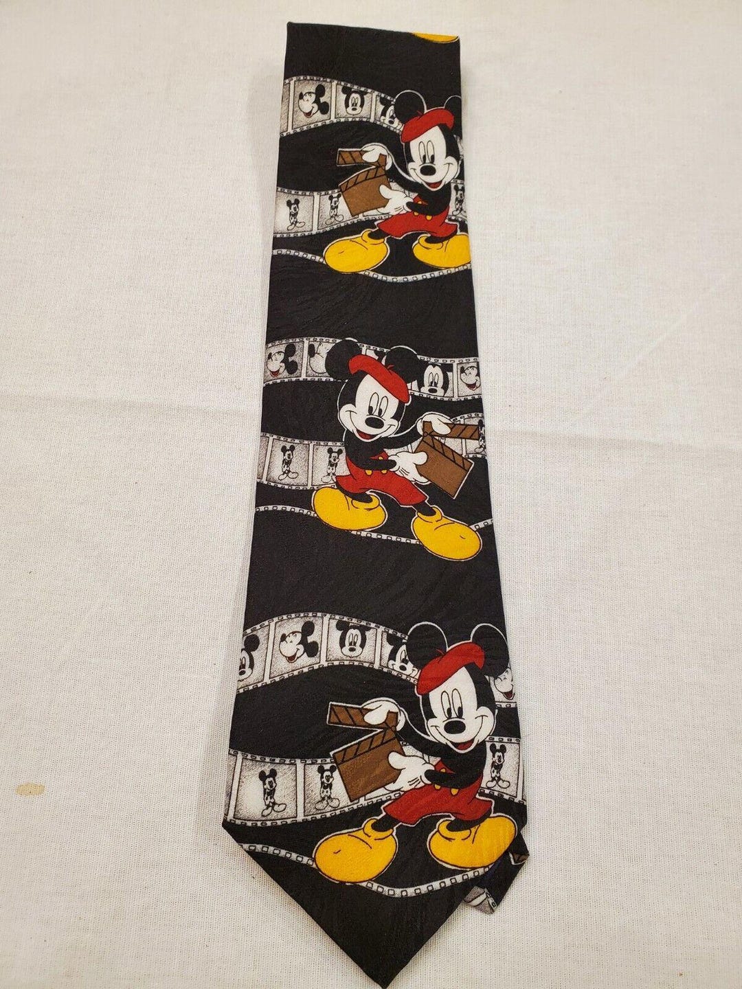 Vintage Disney Mickey Mouse Film Director Tie NWT - Etsy