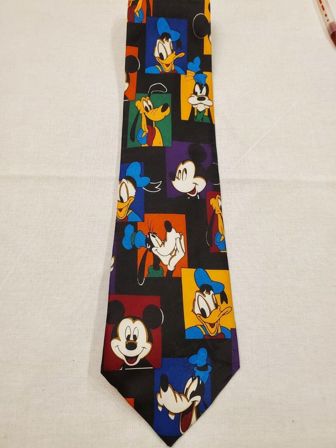 Vintage Disney Mickey Mouse, Donald Duck, Goofy, Pluto Tie NWT - Etsy