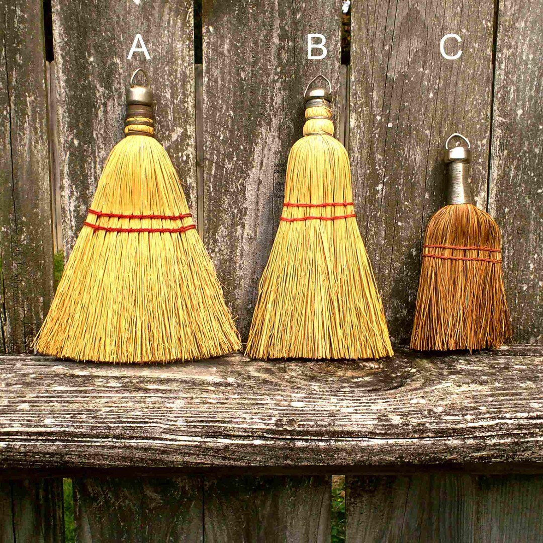Vintage Corn Straw Whisk Brooms, Farmhouse Kitchen, Rustic, Country ...