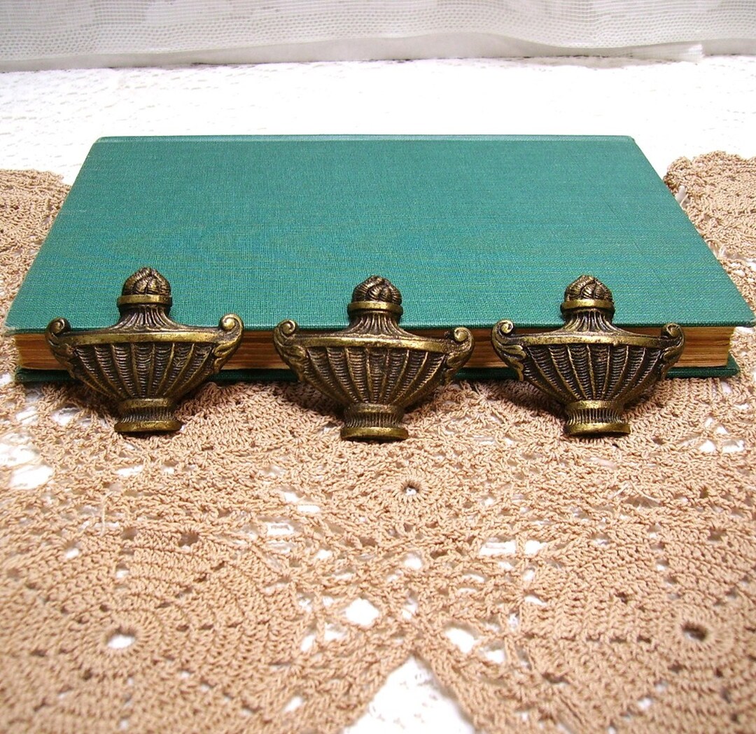 Vintage Brass Escutcheon, Aladdins Lamp Embellishment, Cast Brass ...