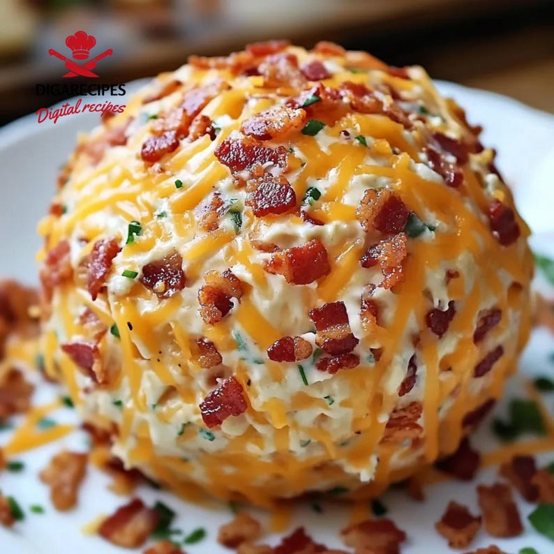 Best Recipe for Irresistible Cheddar Ranch Cheese Ball | Easy Party ...