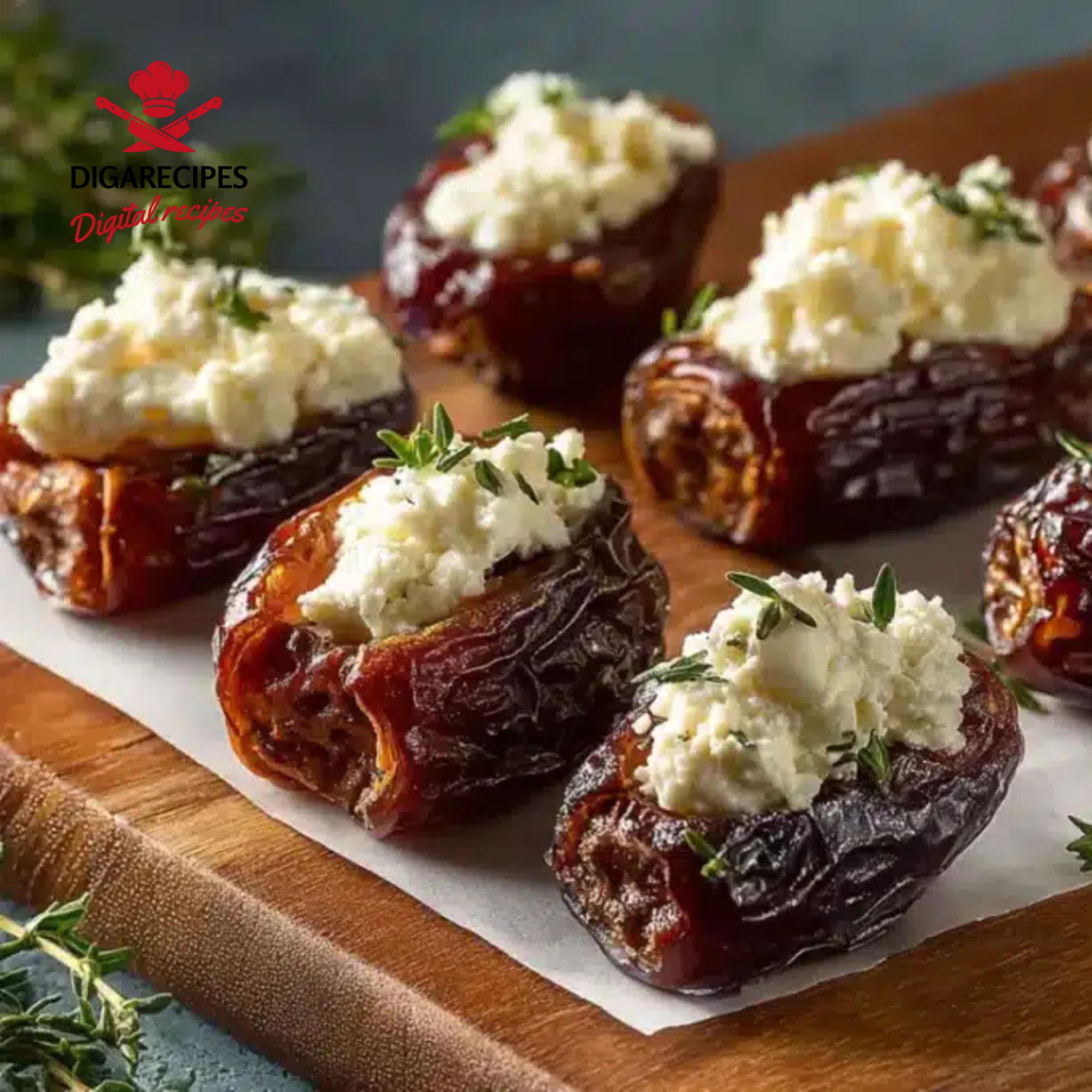 Best Recipe for Stuffed Dates With Goat Cheese | Easy Elegant Appetizer ...