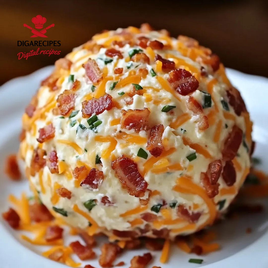 Best Recipe for Cheddar Ranch Cheese Ball | Easy Appetizer | Printable ...