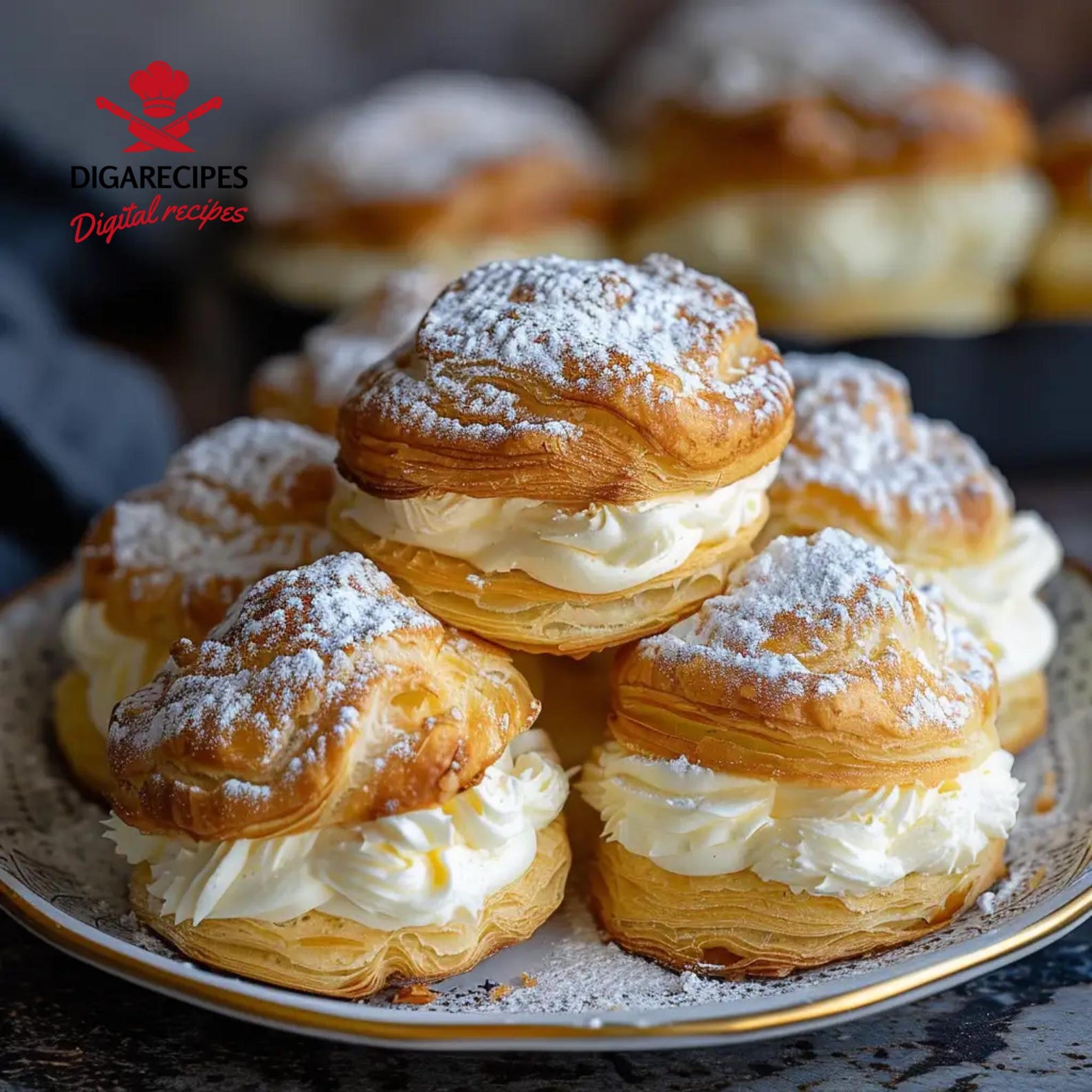 Best Recipe for Easy Homemade Cream Puffs | Classic French Pastry Made ...