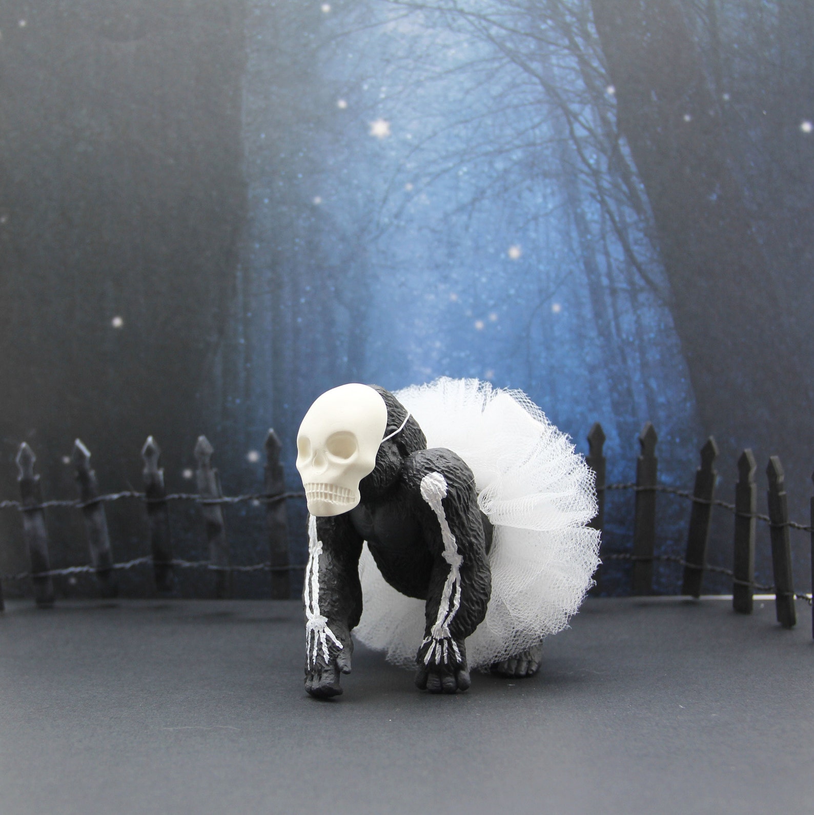 Halloween Party Animal Cake Toppers, Vampire Tiger, Bat Pig, Wolf ...