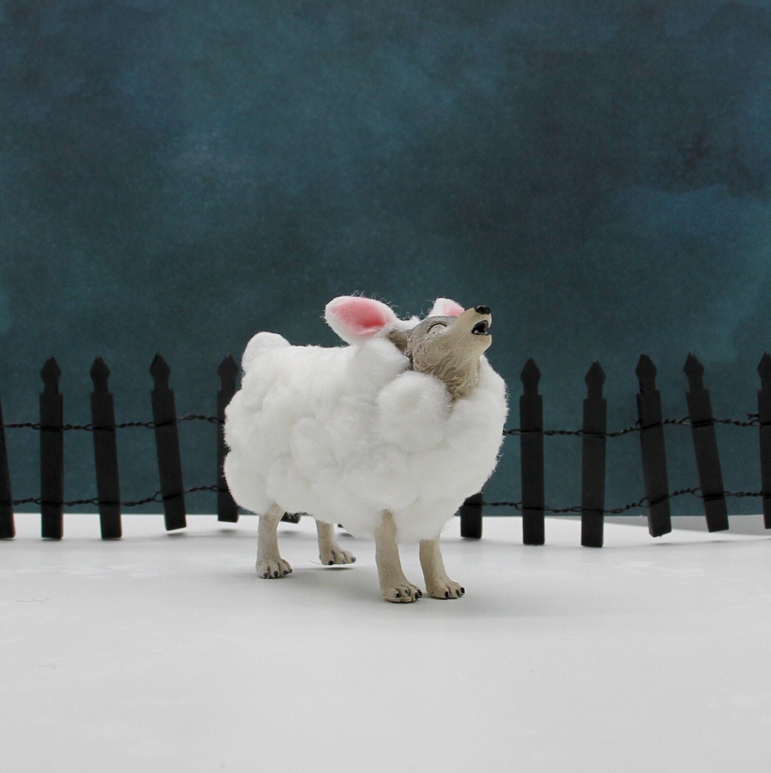 Halloween Party Animal Cake Toppers, Vampire Tiger, Bat Pig, Wolf ...