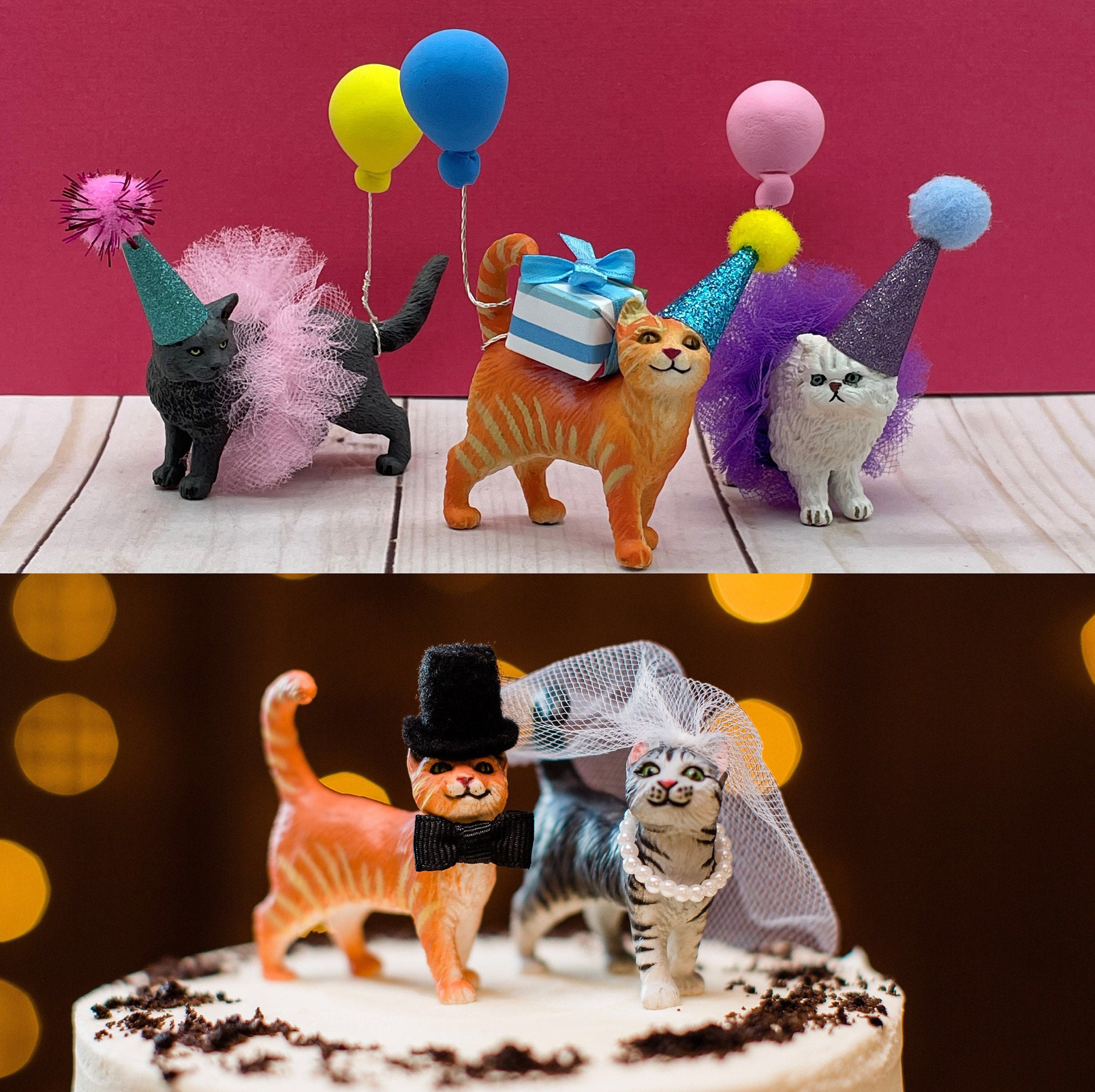 Cats Having A Birthday Party