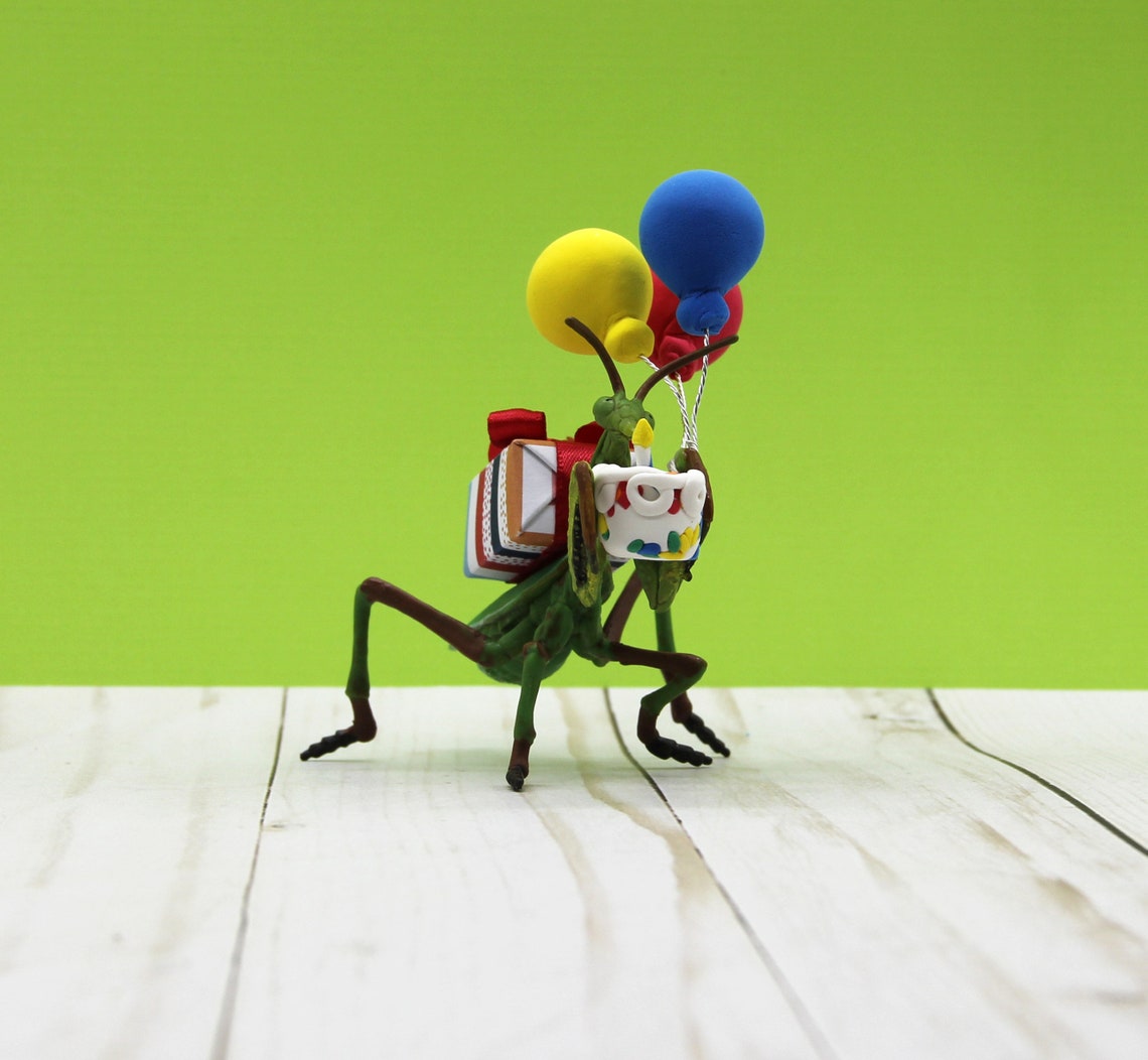 Praying Mantis Cake Topper Praying Mantis Birthday Party | Etsy