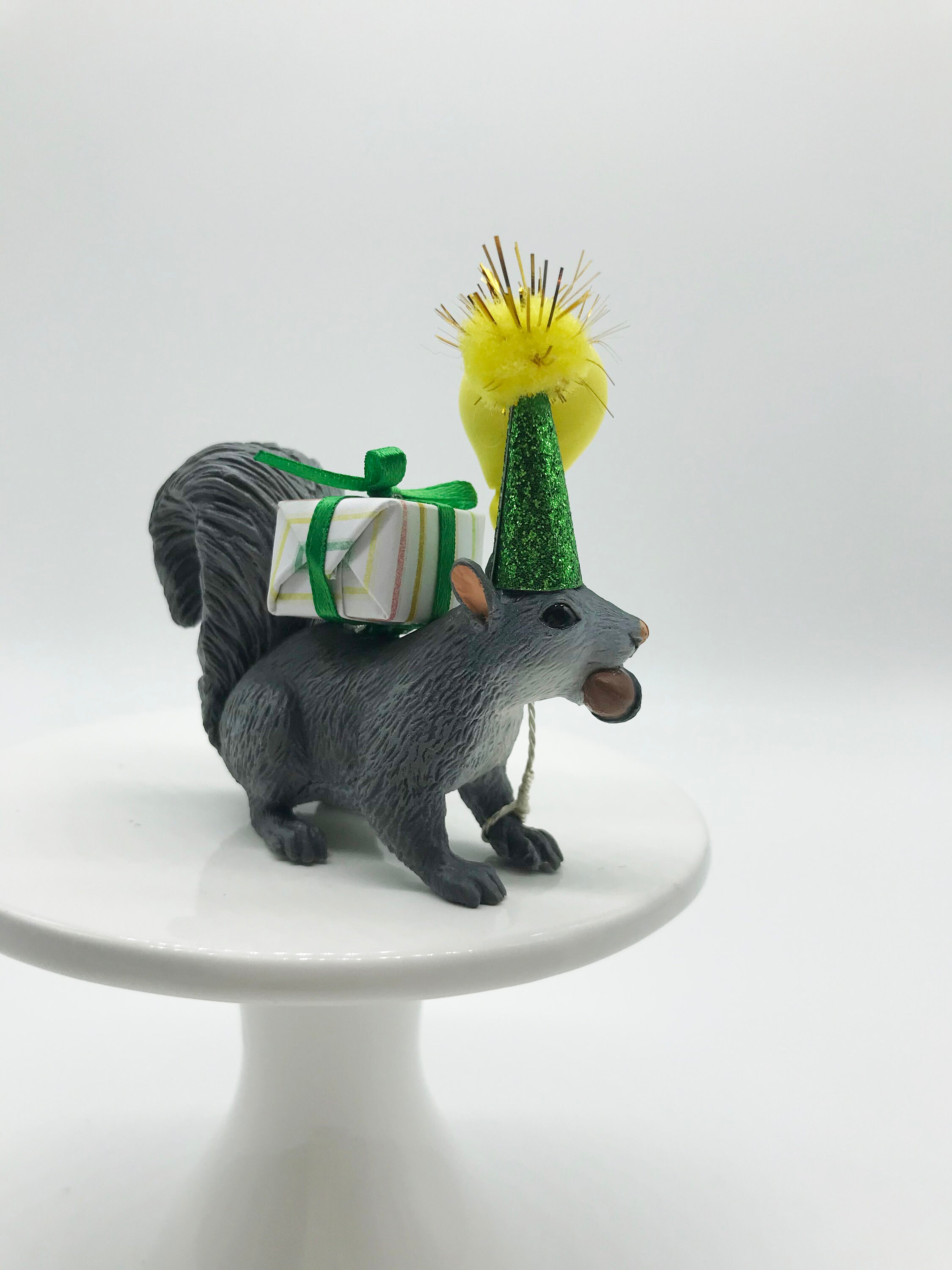 Birthday Animal Squirrel Cake Topper Party Animal Cake | Etsy