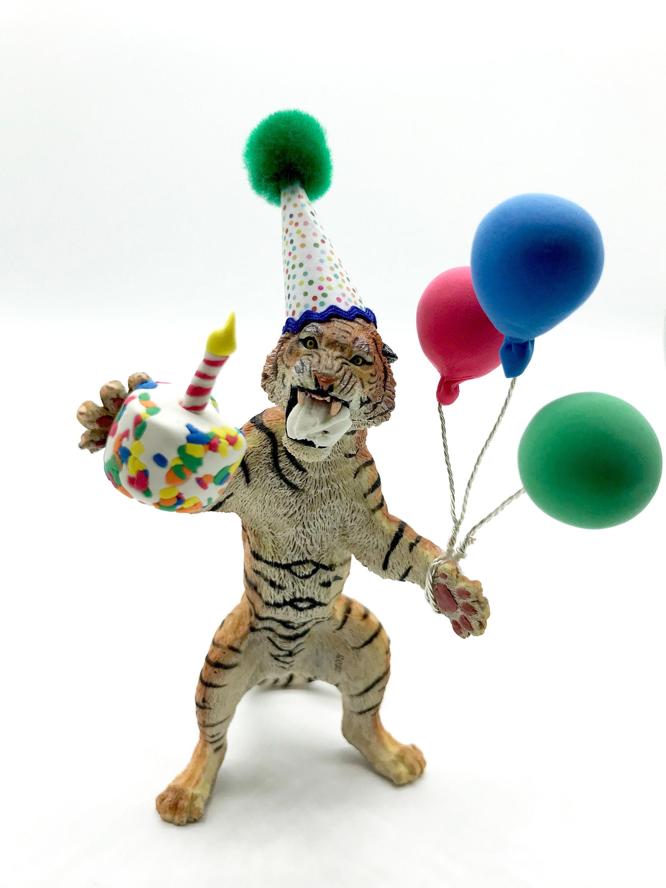 Tiger Birthday Cake Topper Animal Jungle Cake Topper Tiger - Etsy