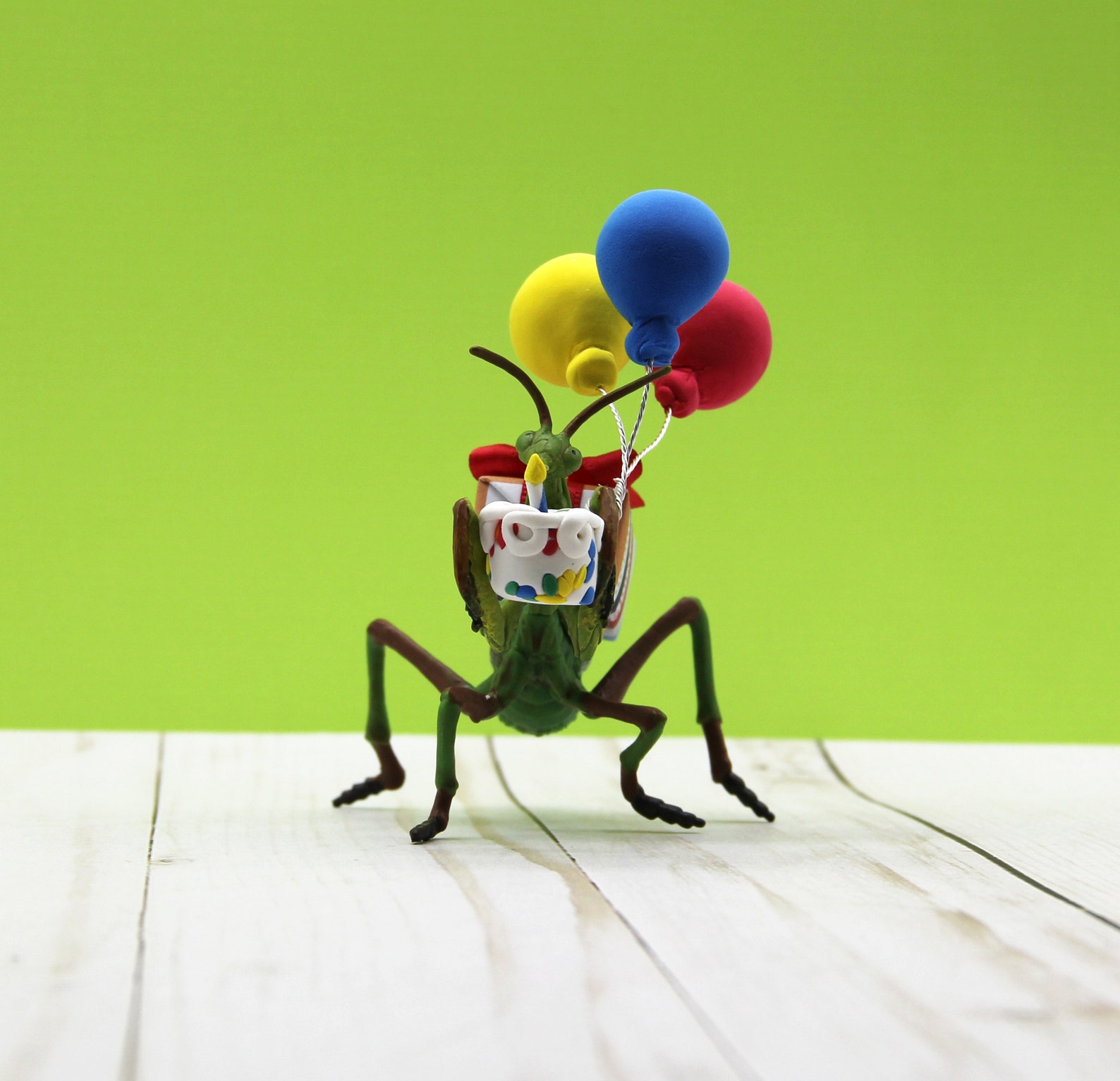 Praying Mantis Cake Topper Praying Mantis Birthday Party | Etsy