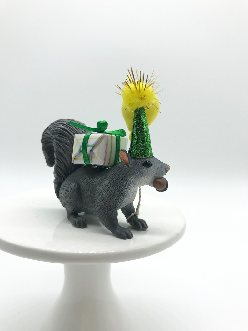 Birthday Animal Squirrel Cake Topper, Party Animal Cake Topper ...