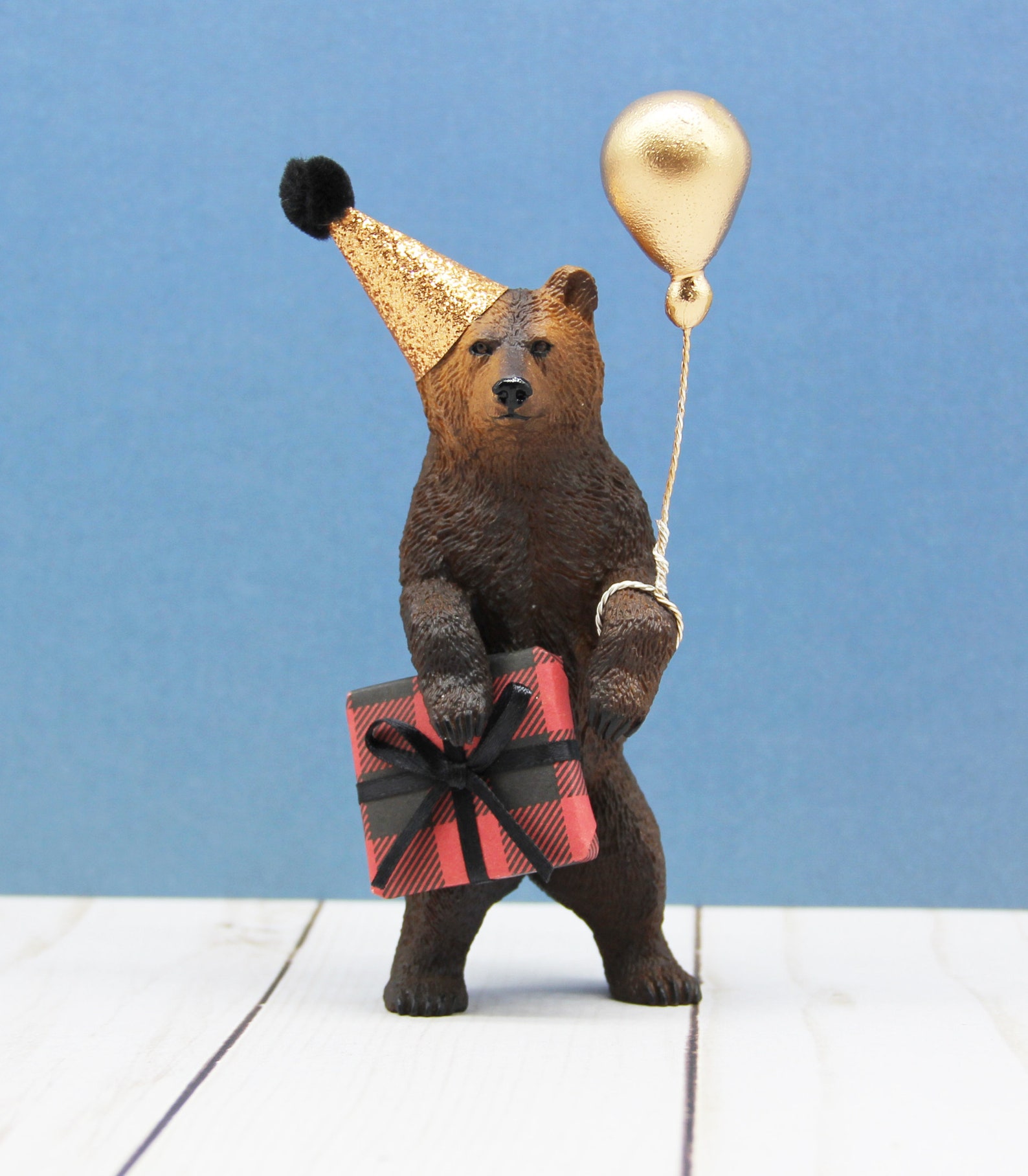 Grizzly Bear Cake Topper Camping Theme Party Bear Safari - Etsy