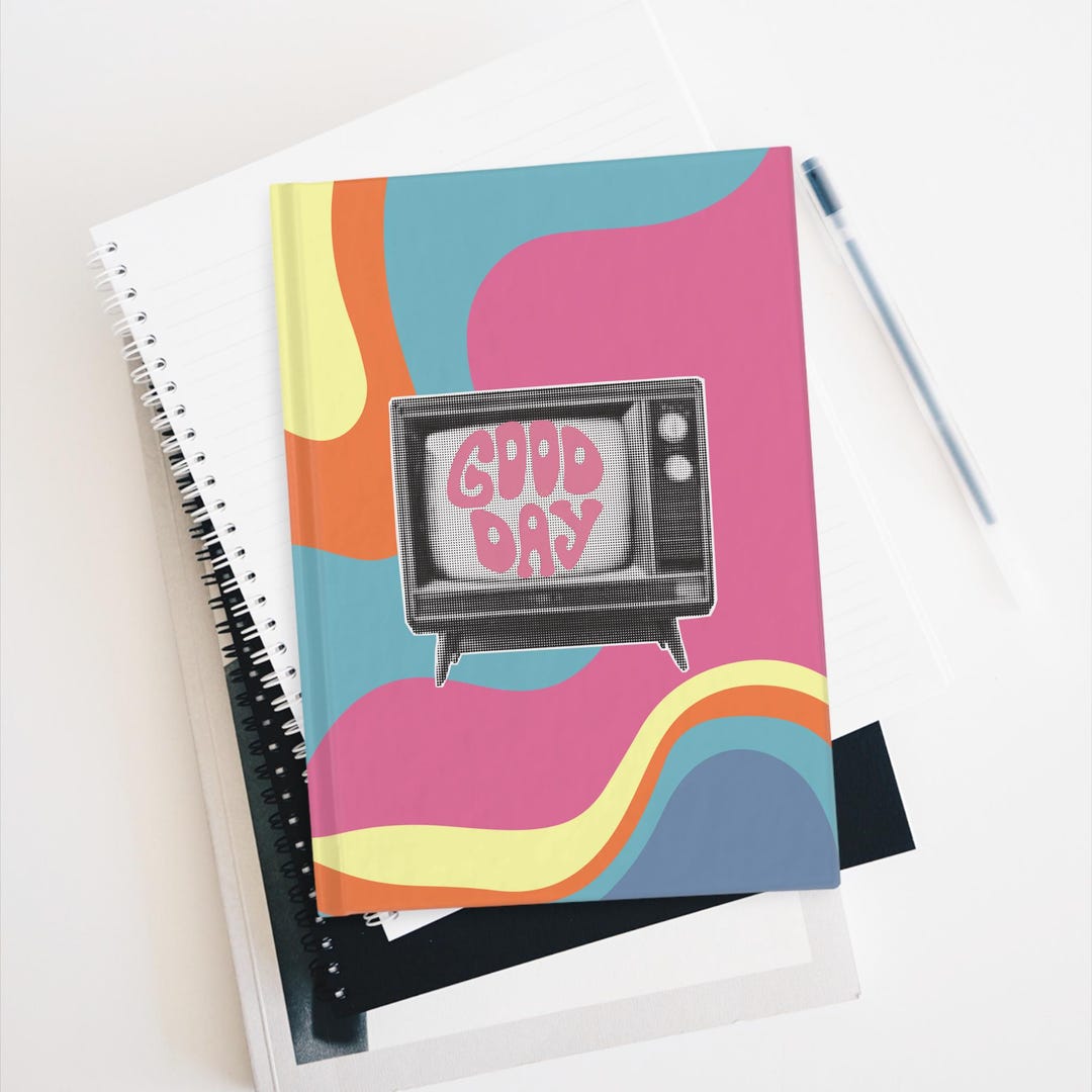 Twenty One Pilots Inspired Journal - Retro TV, Psychedelic Fan Art - Etsy