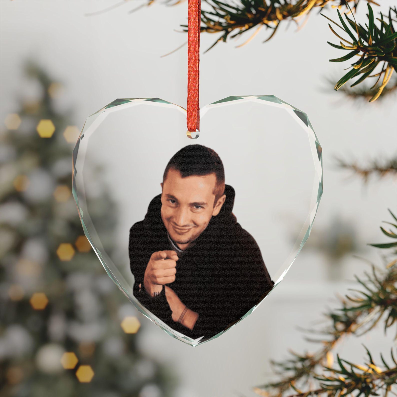 Tyler Joseph Meme Ornament – Twenty One Pilots Crystal Glass Christmas ...