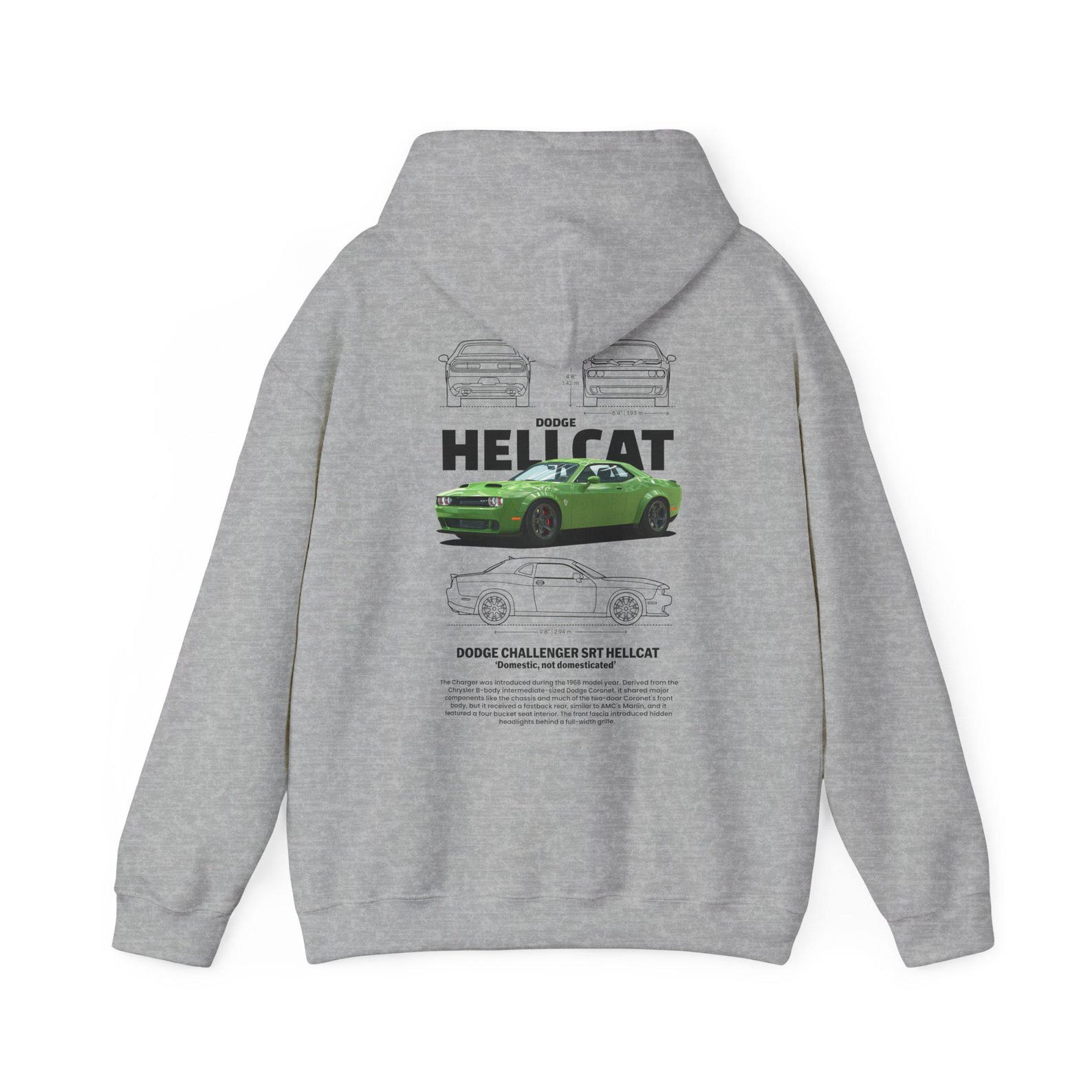 Dodge Hellcat Hoodie - Etsy