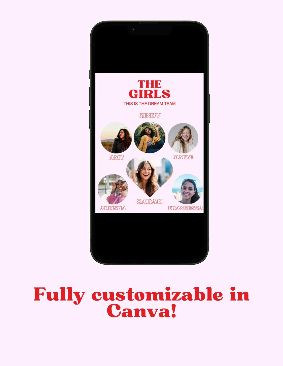 Editable Girls Trip Itinerary Template | Digital Travel Planner ...