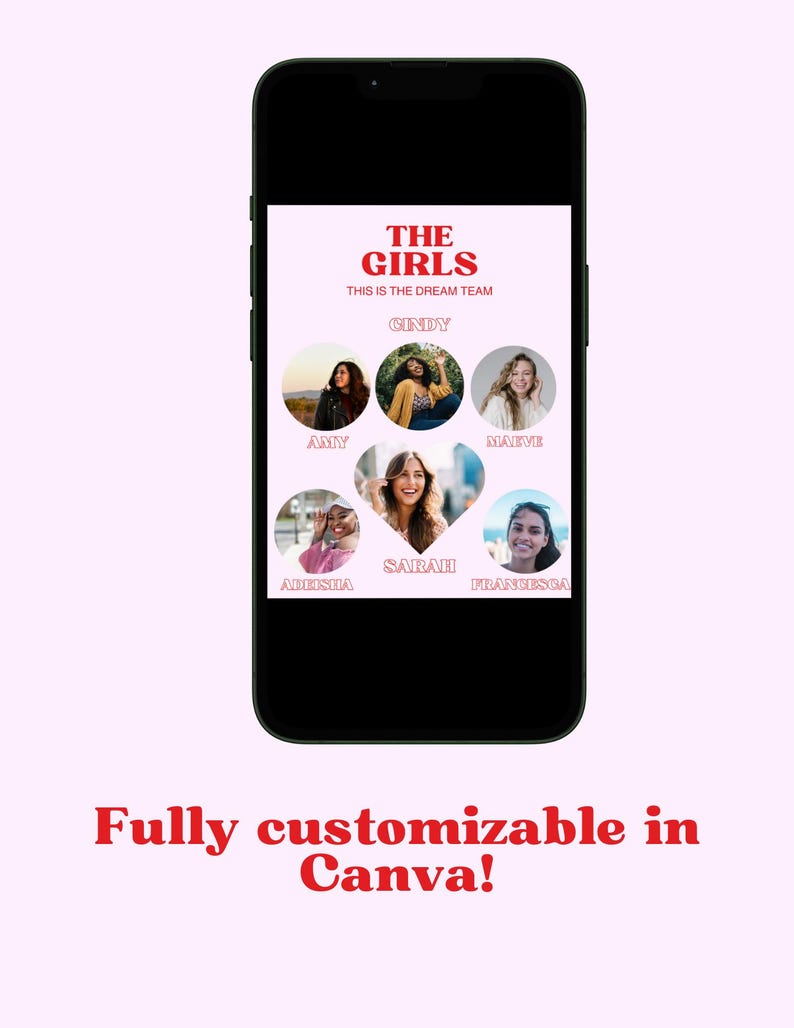 Editable Girls Trip Itinerary Template | Digital Travel Planner ...