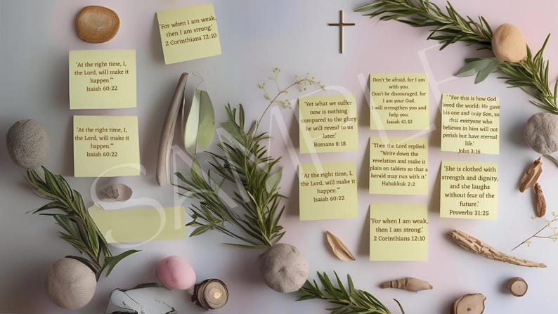 Christian Desktop Wallpaper | Customisable Scripture Background | Faith ...